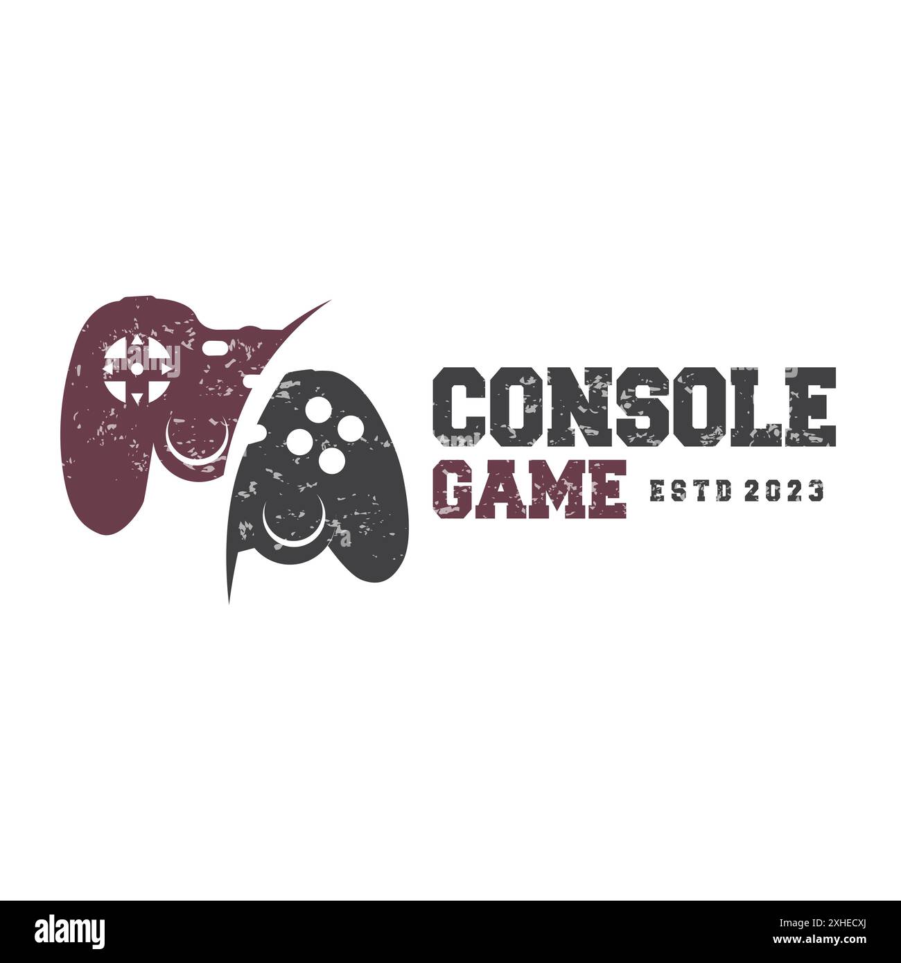 Control pixel video game play Cut Out Stock Images & Pictures - Alamy