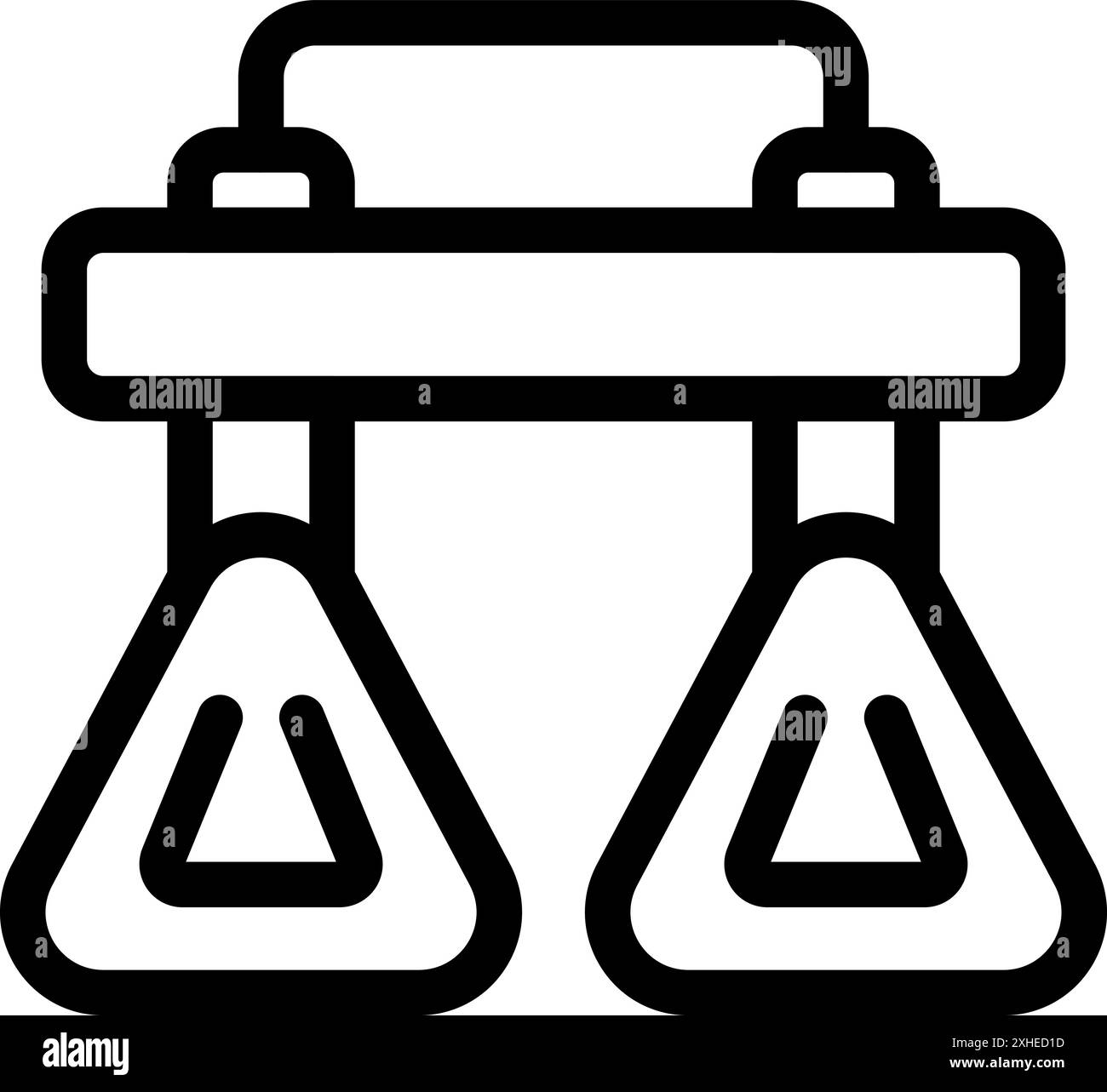 This icon of a public transportation handrail represents the importance ...