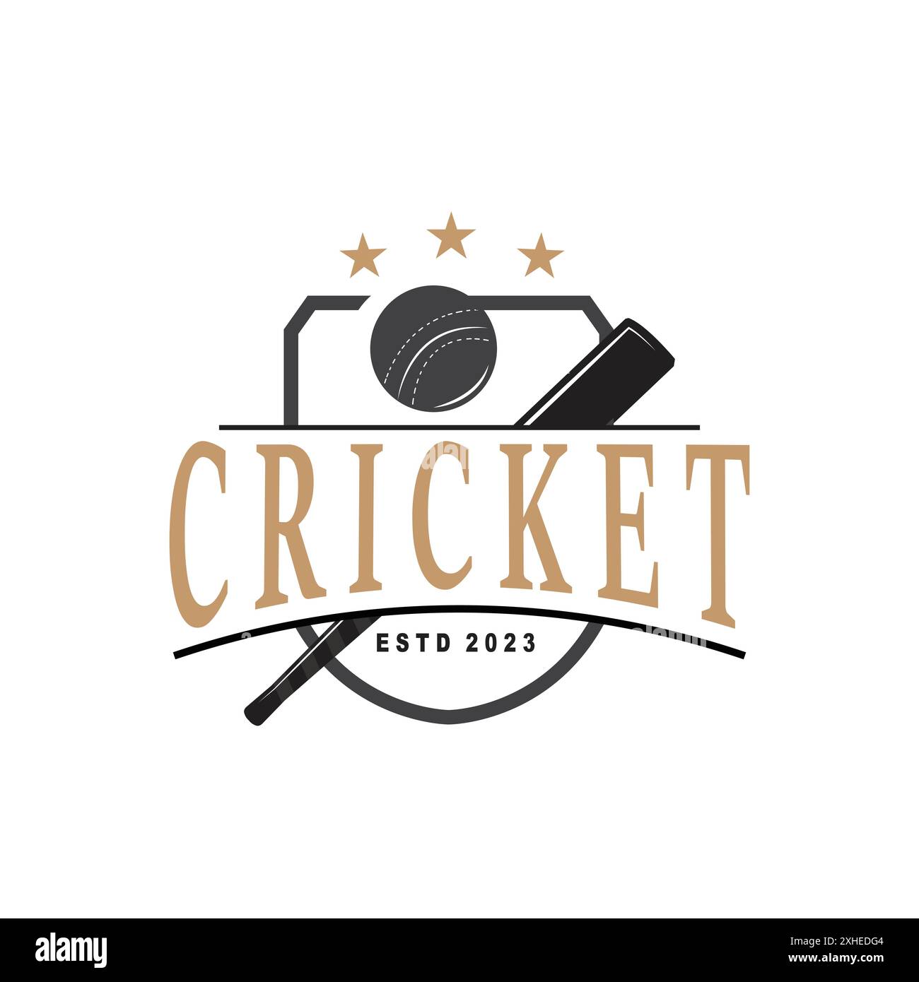 Elegant cricket design hi-res stock photography and images - Alamy