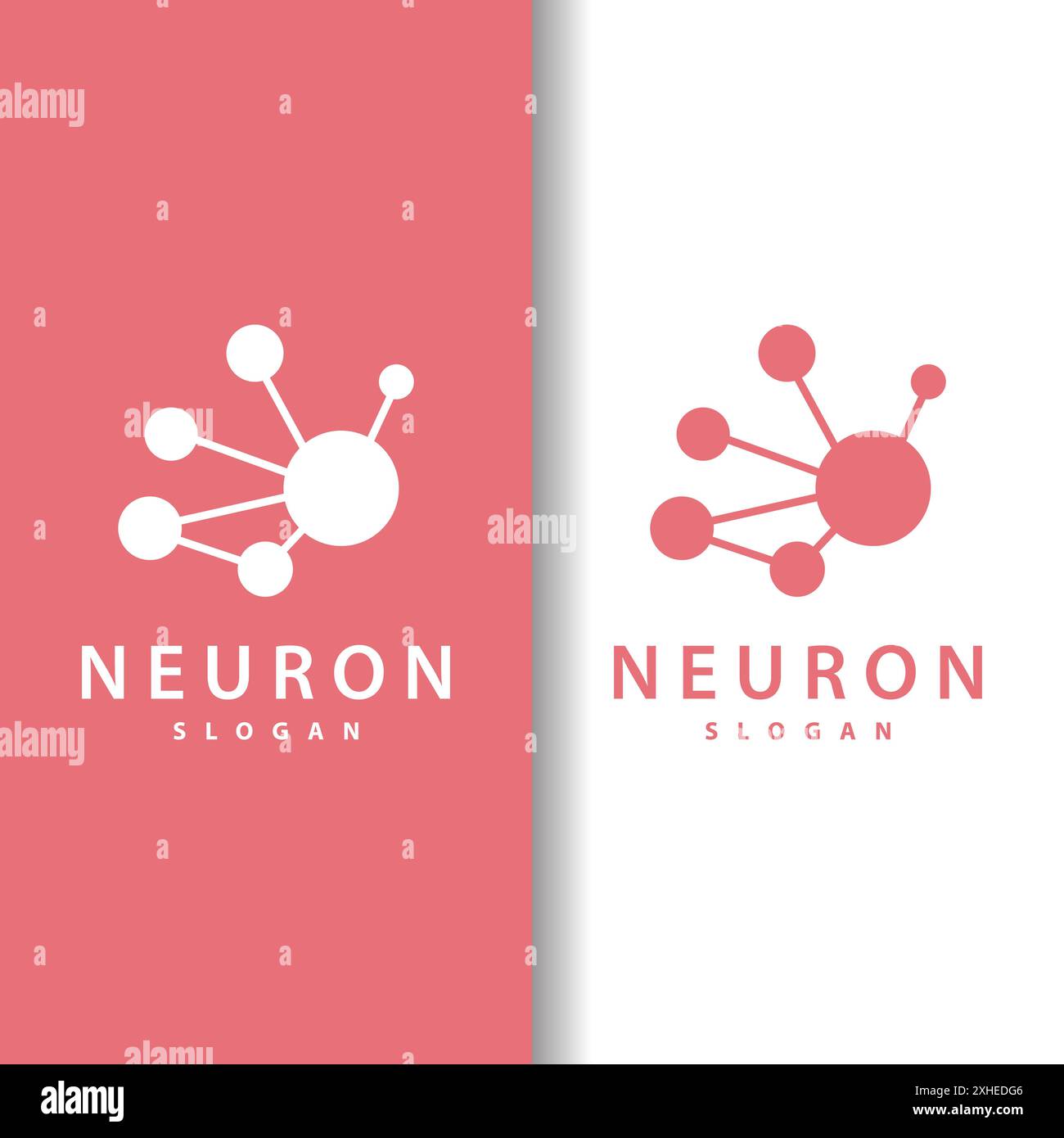 Neuron Logo, Neuron Nerve or Seaweed Vector Abstract Molecule Design ...