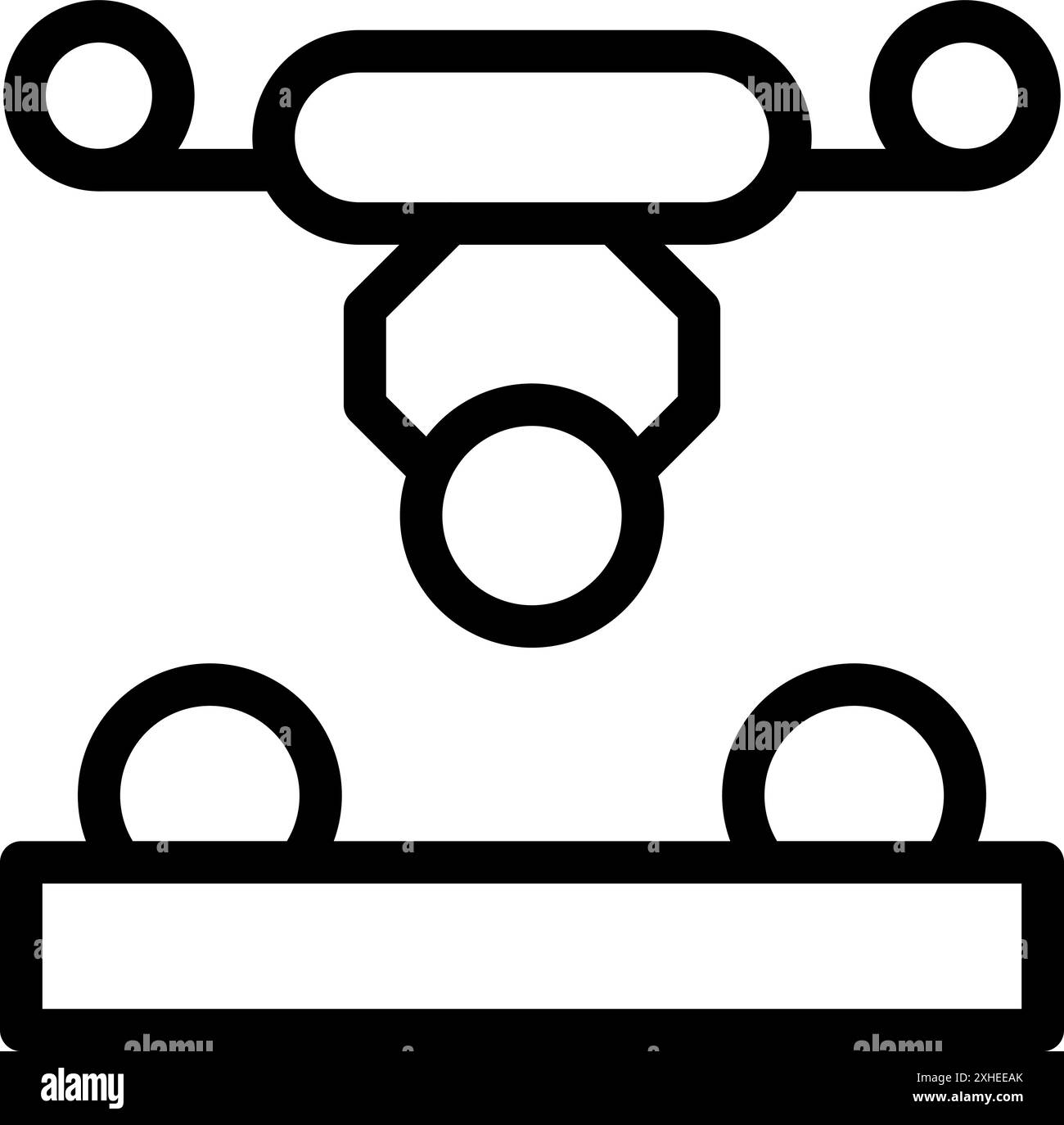 Pick and place robot Stock Vector Images - Alamy