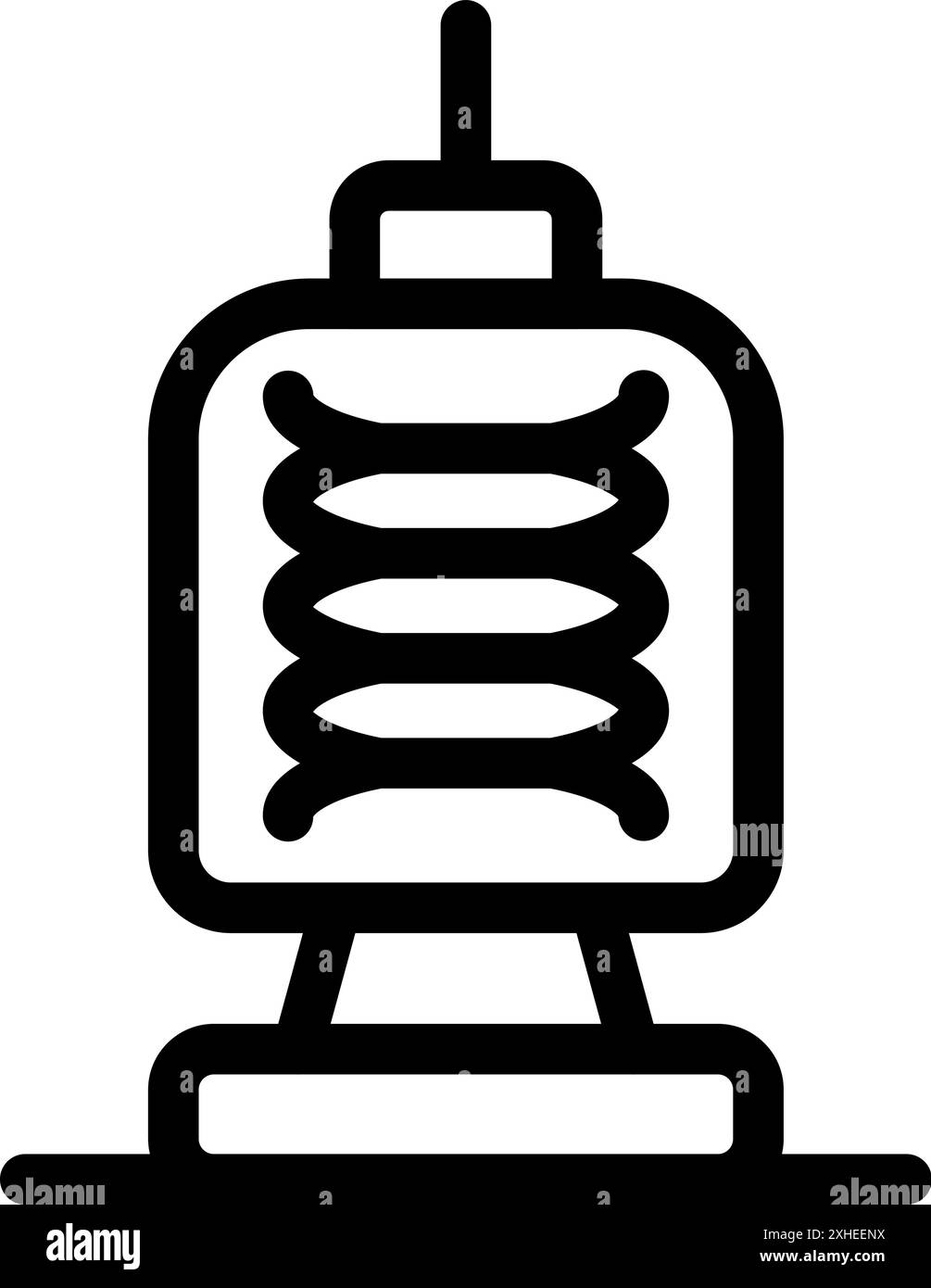 Radio tower standing tall, transmitting signals using electromagnetic ...