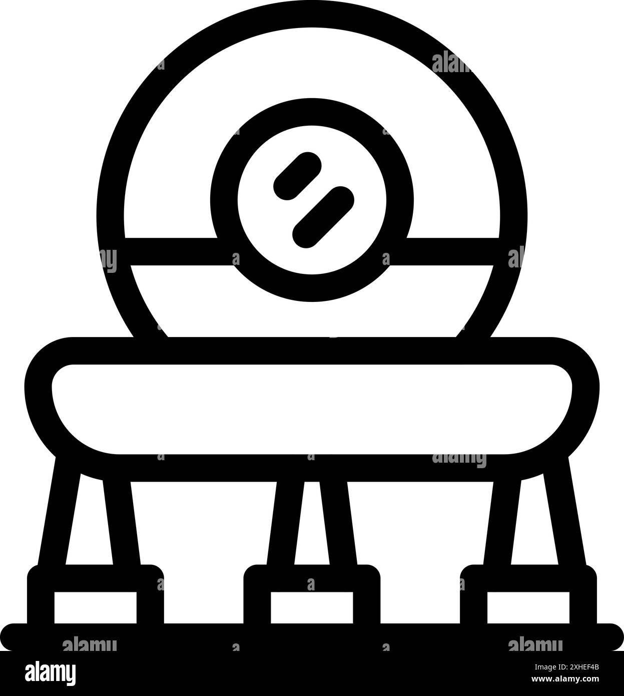 Alien spaceship landing on the ground with its open hatch and legs ...