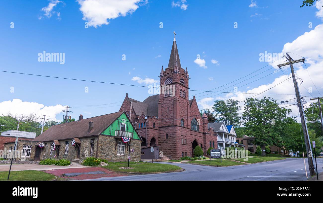 The Trinity United Methodist Church on South Broad Street in Ridgway ...