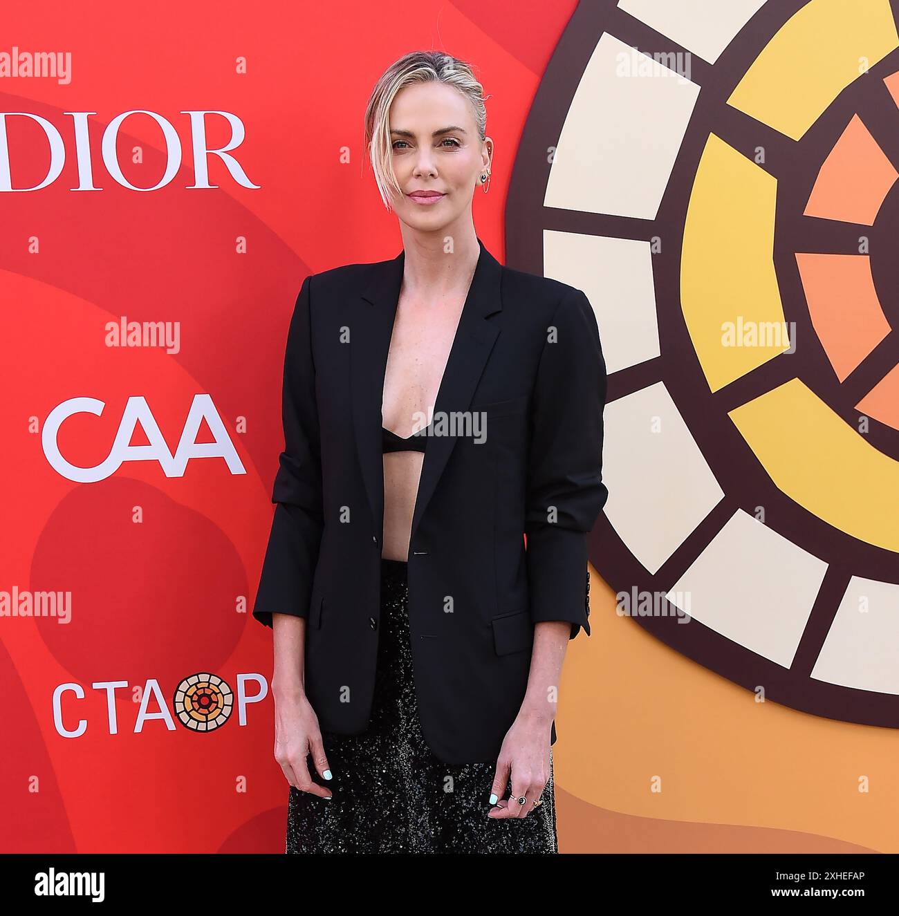 North Hollywood, USA. 13th July, 2024. Charlize Theron arriving to the ...