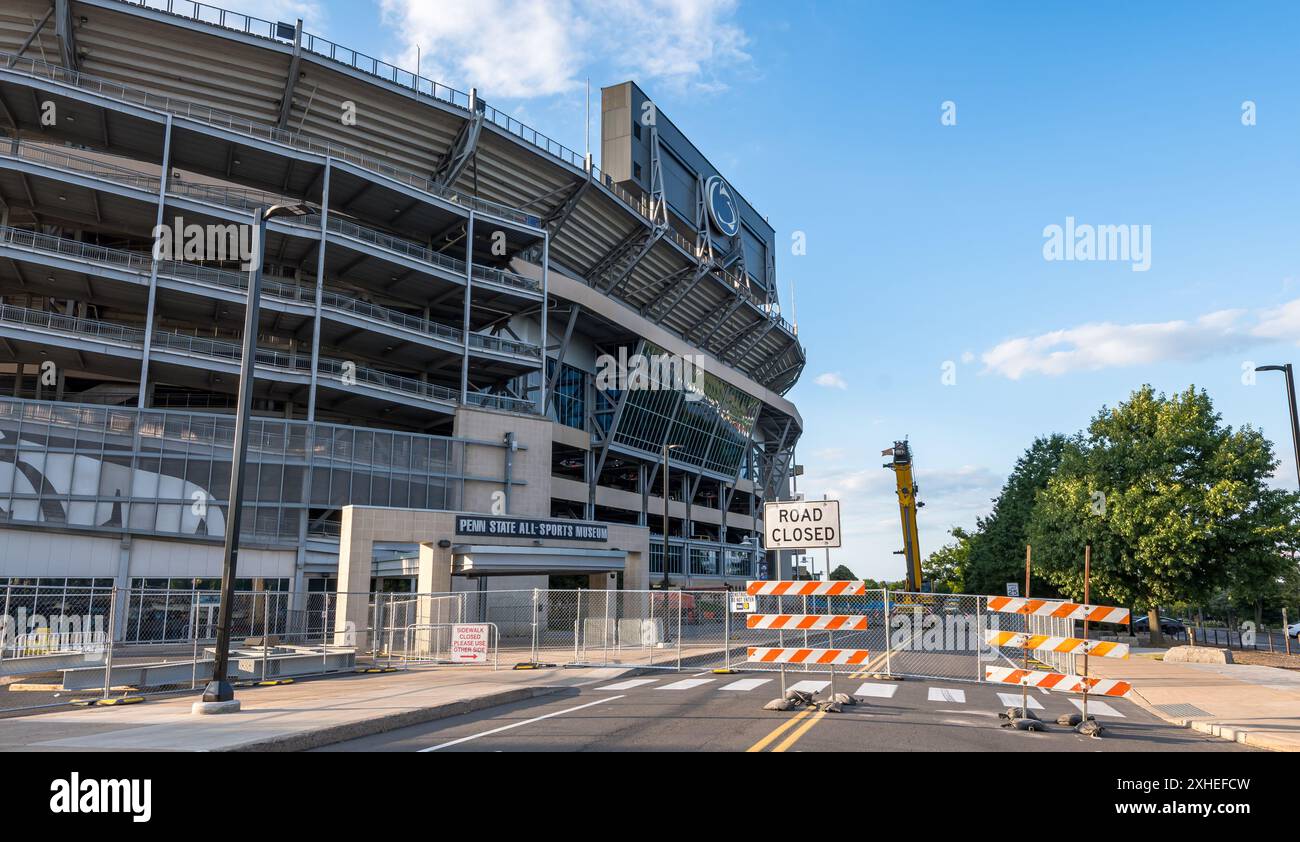 Beaver Stadium on the Penn State campus in State College, Pennsylvania ...