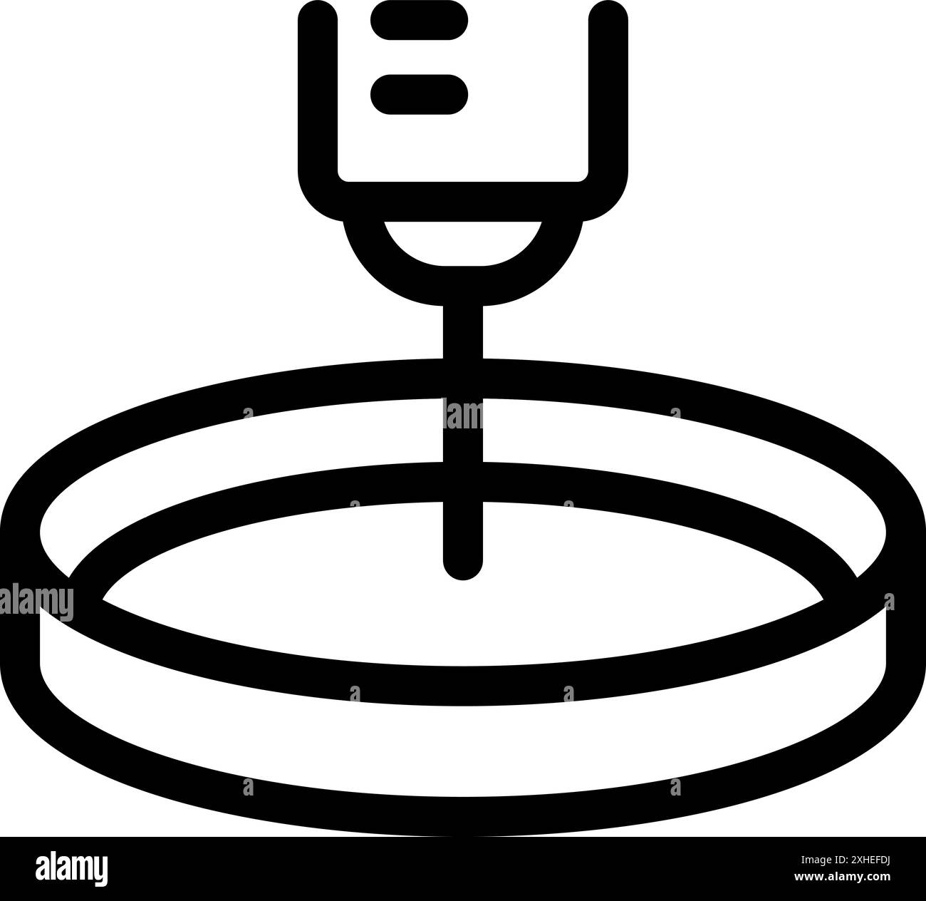 Microscope bacteria growth Stock Vector Images - Alamy