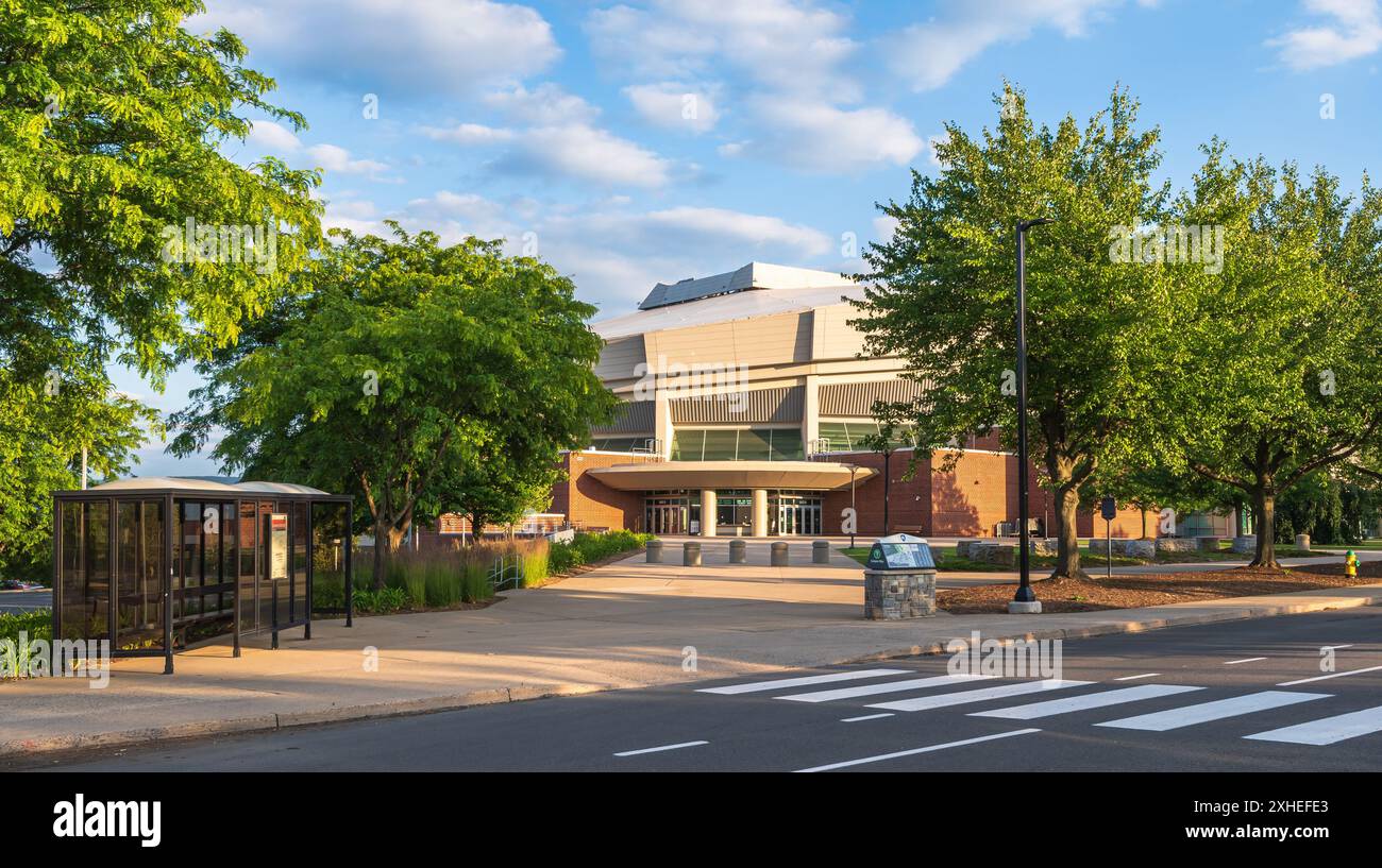 The Bryce Jordan Center, the on-campus basketball facility at Penn ...
