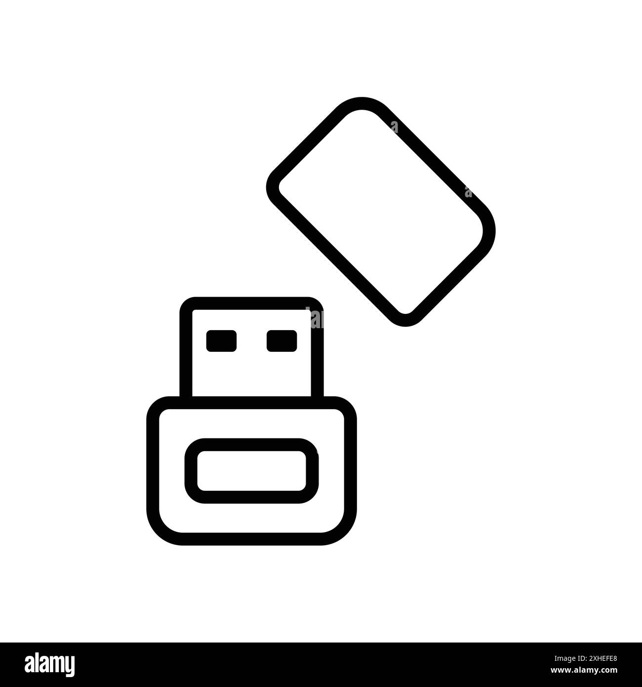 flash disk icon vector design template in white background Stock Vector Image & Art - Alamy