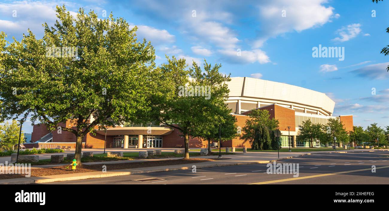 The Bryce Jordan Center, the on-campus basketball facility at Penn ...