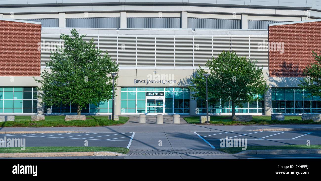 The Bryce Jordan Center, the on-campus basketball facility at Penn ...