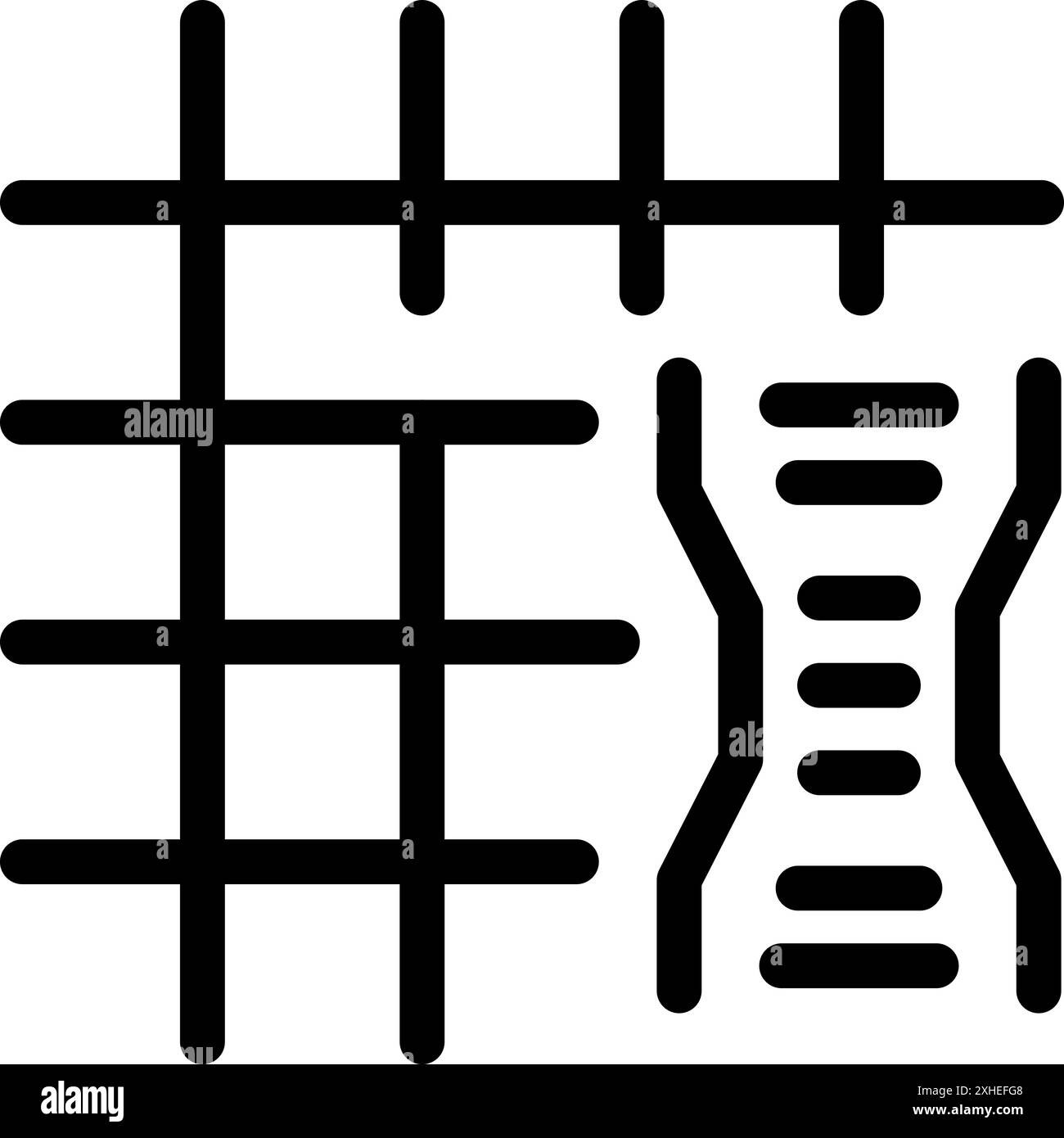 Steel reinforcing material Stock Vector Images - Alamy