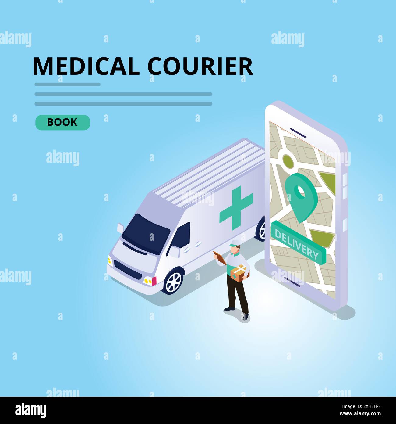 Doctor on mobile phone Stock Vector Images - Alamy