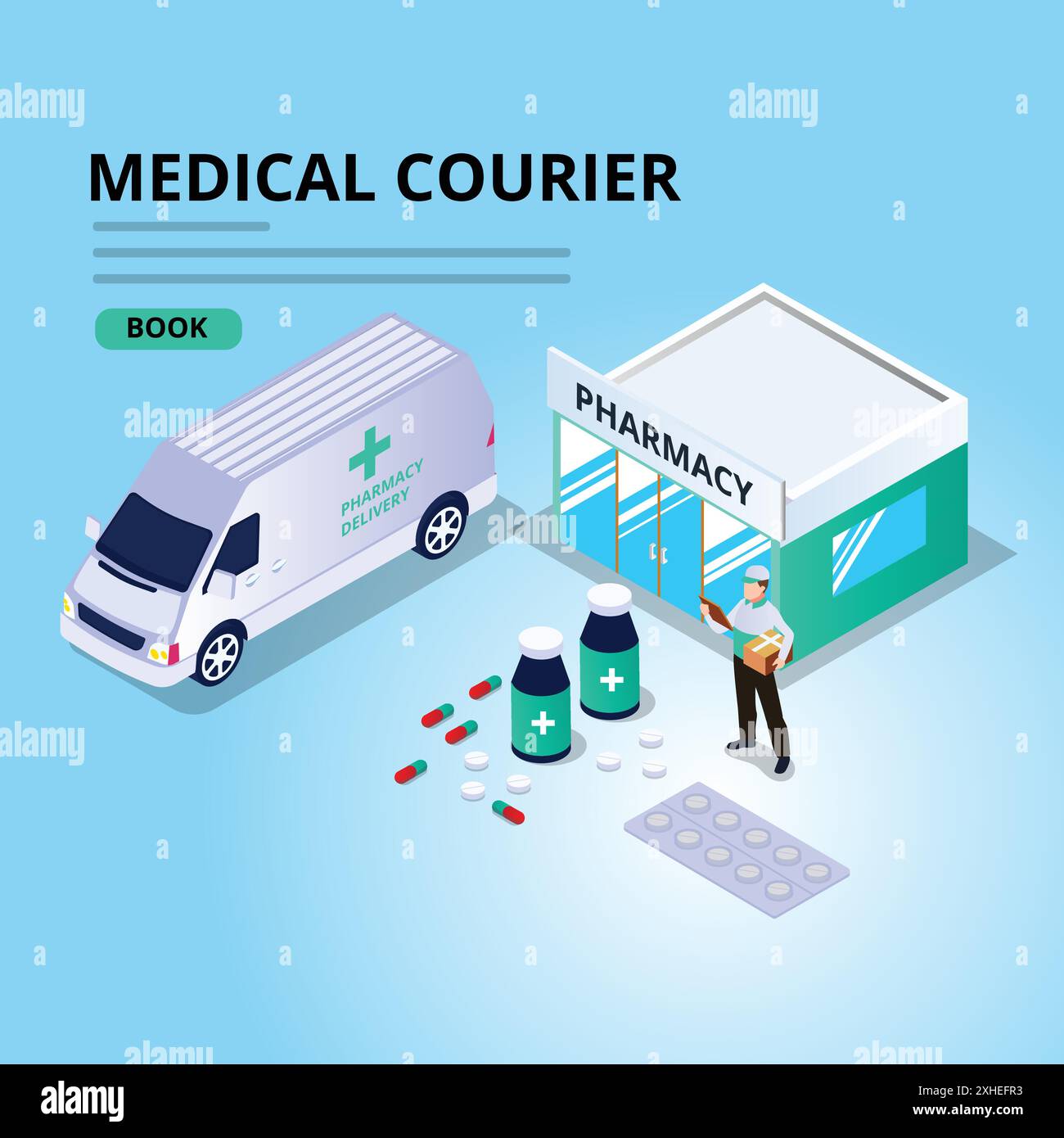 Man bottle of pills tablets Stock Vector Images - Alamy