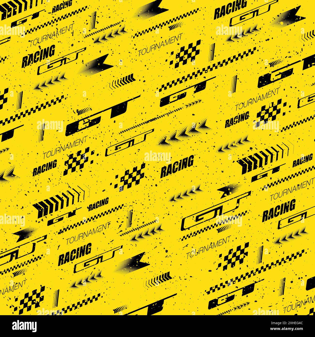 Sport GT race grunge yellow and black Stock Vector Image & Art - Alamy