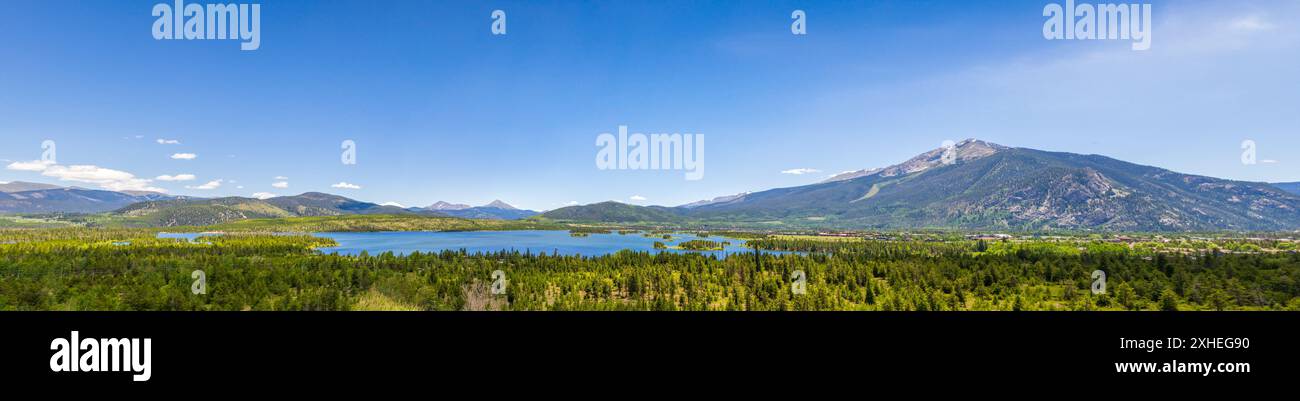 Scenic View of Dillon Reservoir. Summit County, Colorado Stock Photo ...