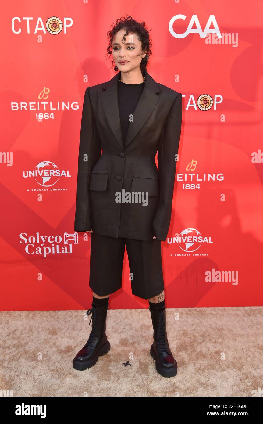 Sasha Lane arrives at the Africa Outreach Project Block Party on ...