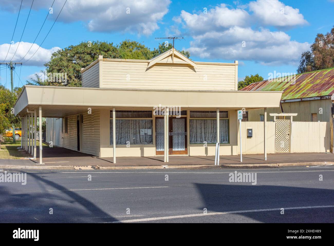 Old shops converted into residential accomodation in Theodore in ...
