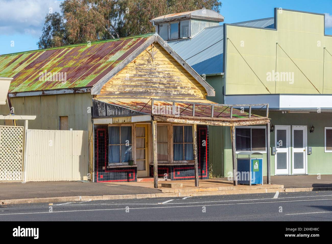 Old shops converted into residential accomodation in Theodore in ...