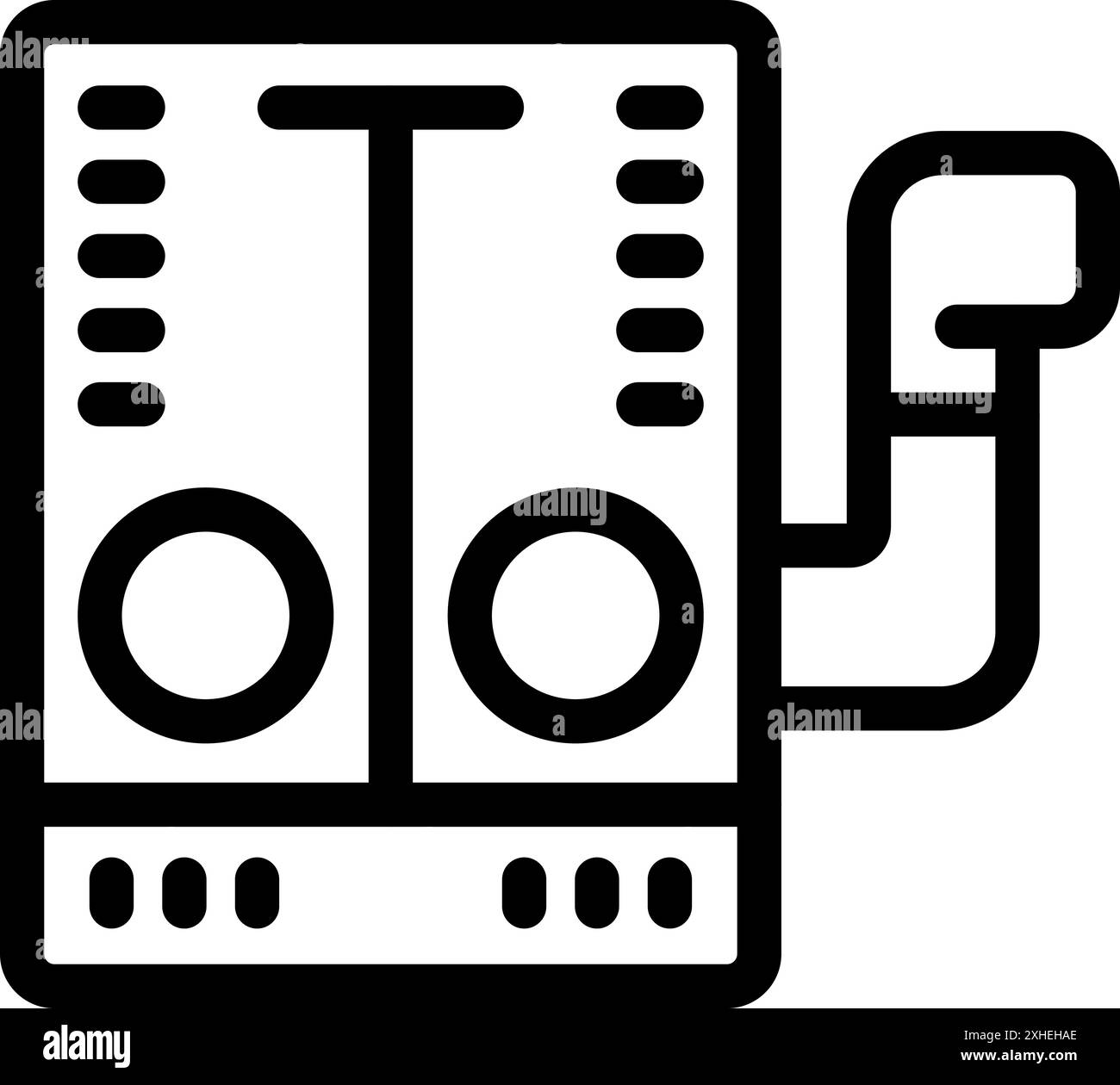 Dj using mixer Stock Vector Images - Alamy