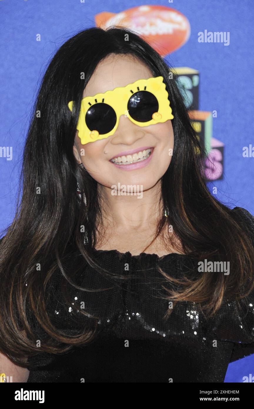 Jennifer Su at arrivals for Nickelodeon Kids Choice Awards 2024, Barker ...