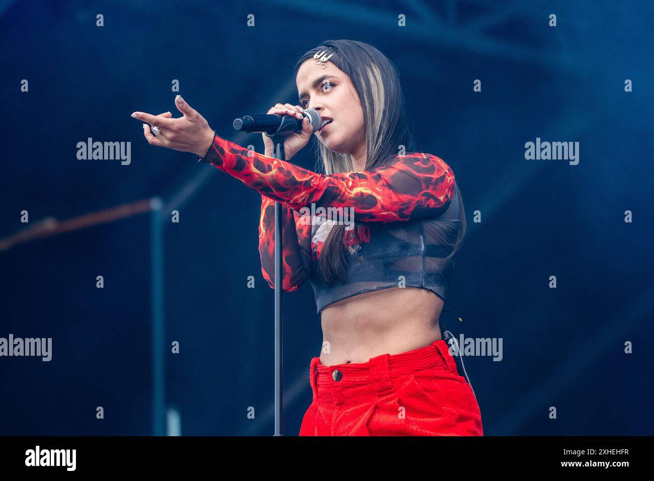 Gale performs during Festival d'ete de Quebec on Saturday, July 13 ...