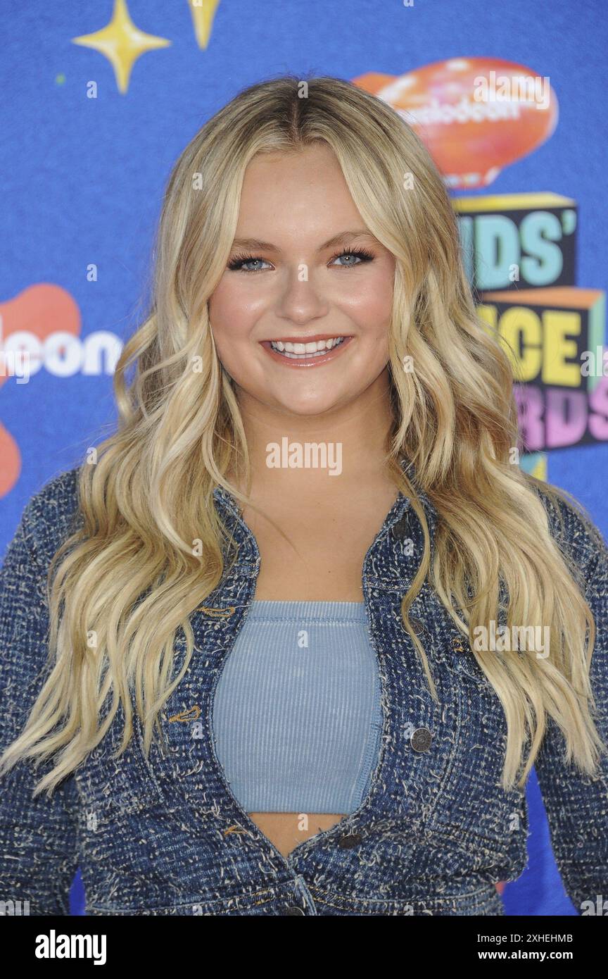 Pressley Hosbach at arrivals for Nickelodeon Kids Choice Awards 2024, Barker Hangar, Santa ...