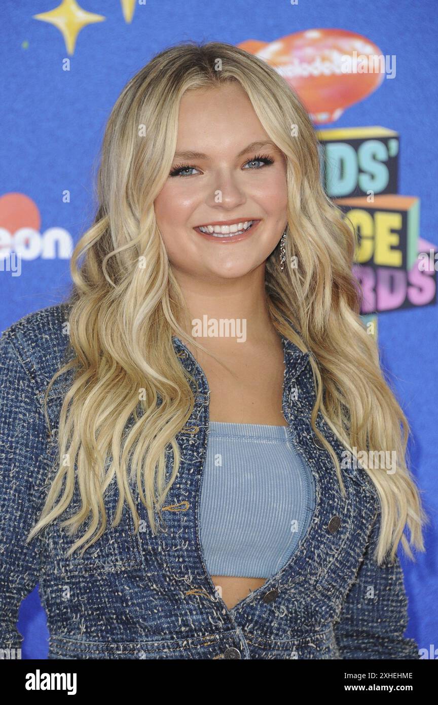 Pressley Hosbach at arrivals for Nickelodeon Kids Choice Awards 2024 ...