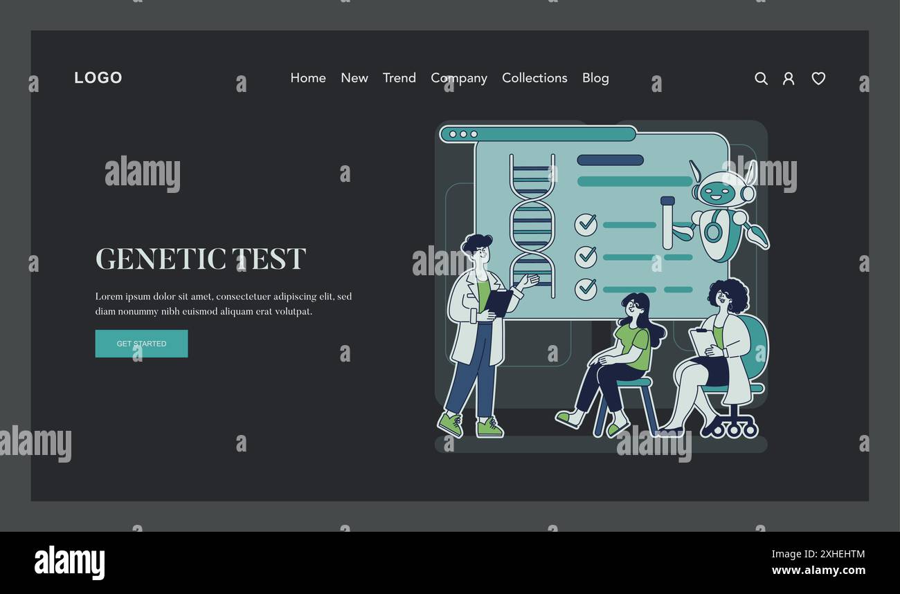 Biohacking concept. A scientist illustrates DNA elements to curious ...
