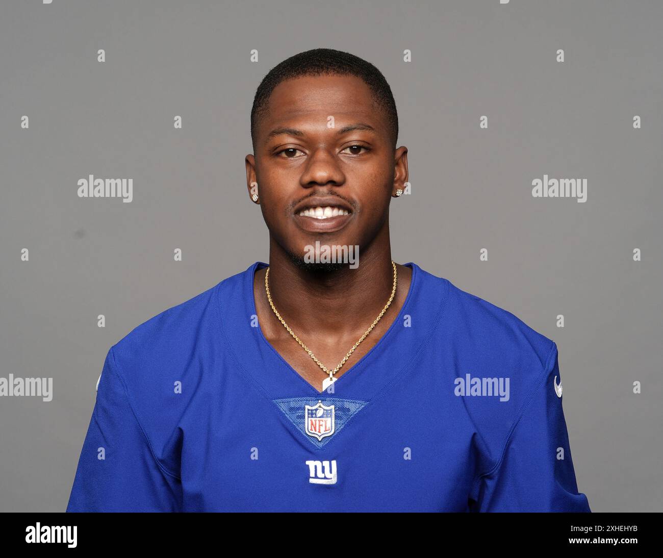 This is a 2024 photo of Trey Hawkins III of the New York Giants NFL ...