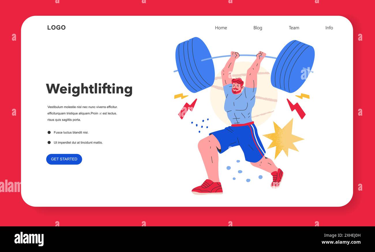 Olympic weightlifting concept. Dynamic athlete lifting a heavy barbell ...