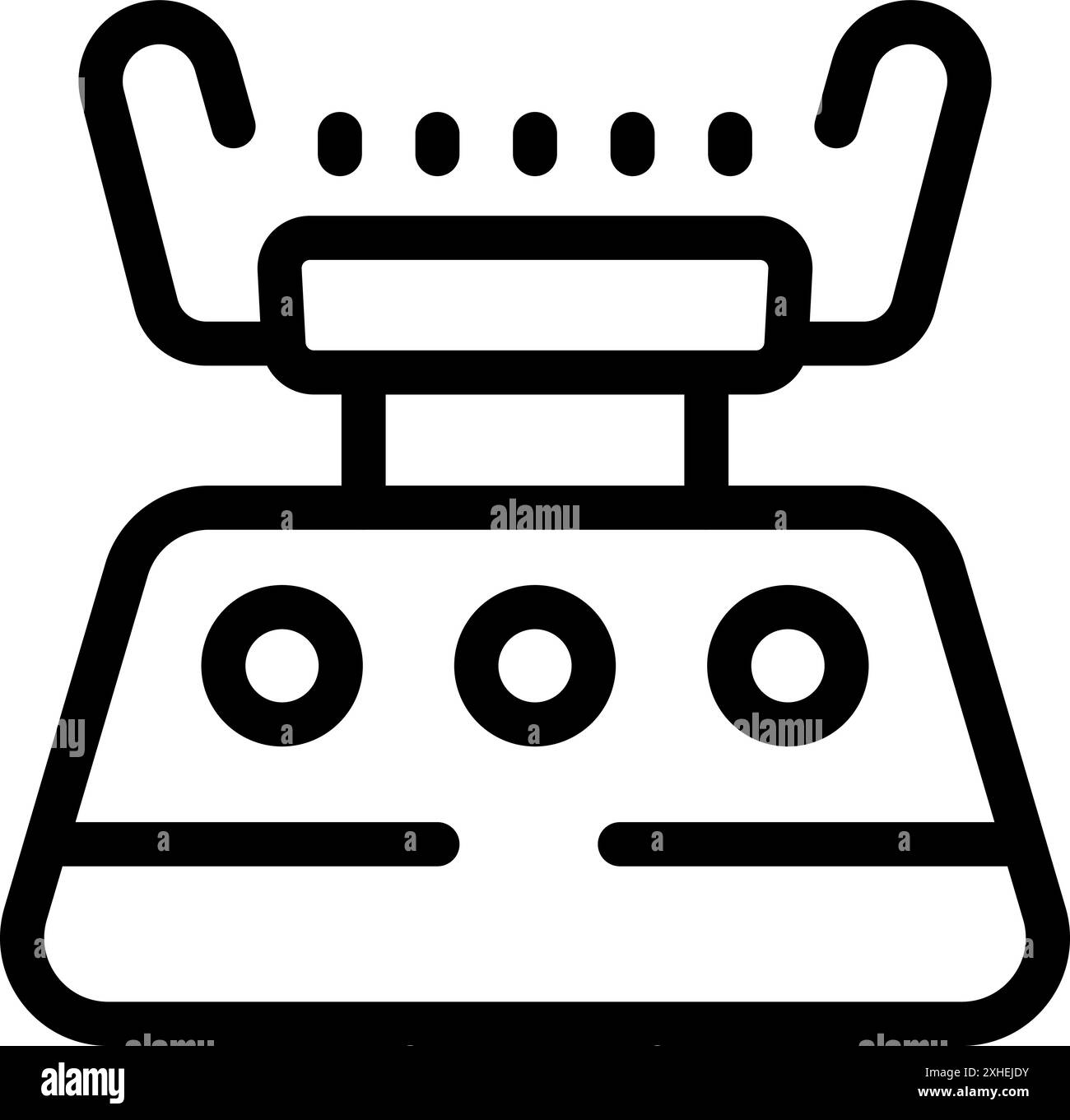 Hot Plate Chemistry Drawing Beaker On A Plate Stirrer 7165617 Vector