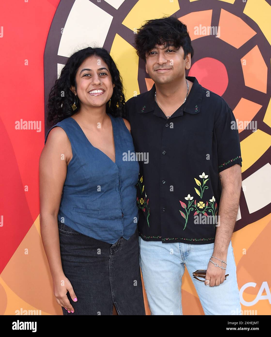 Nik Dodani arriving to the Charlize Theron Africa Outreach Project 2024 ...