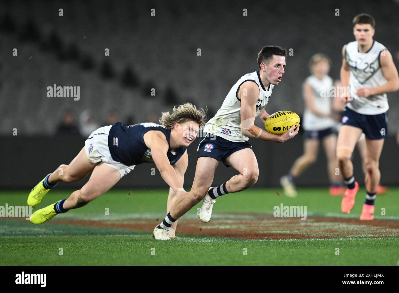 Melbourne, Australia. 14th July, 2024. Josh Smillie of Victoria Metro ...