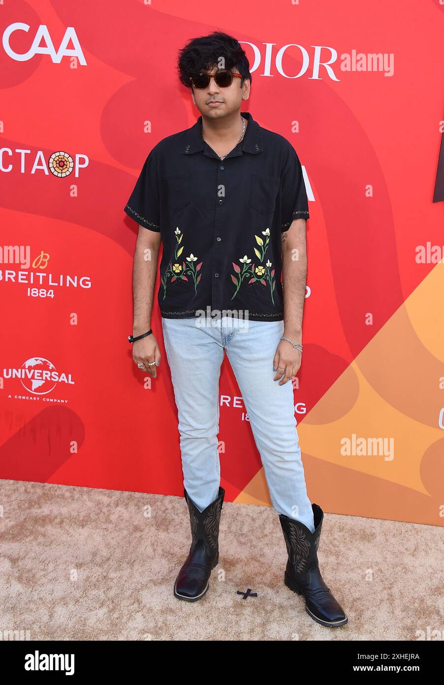 Nik Dodani arriving to the Charlize Theron Africa Outreach Project 2024 ...