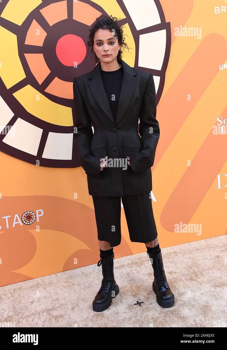 Sasha Lane arriving to the Charlize Theron Africa Outreach Project 2024 ...