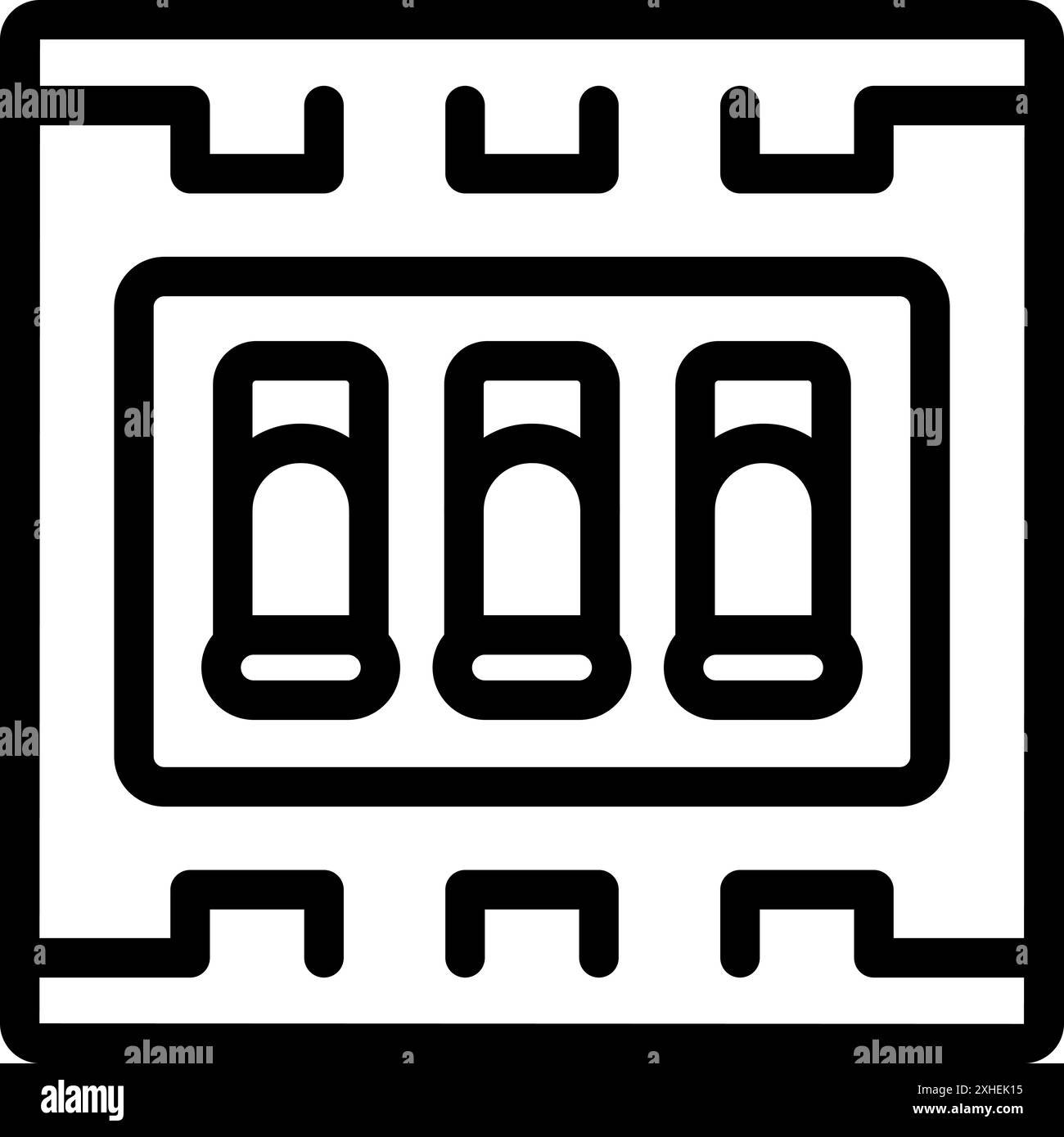 Line drawing of a three way light switch being installed in a standard ...