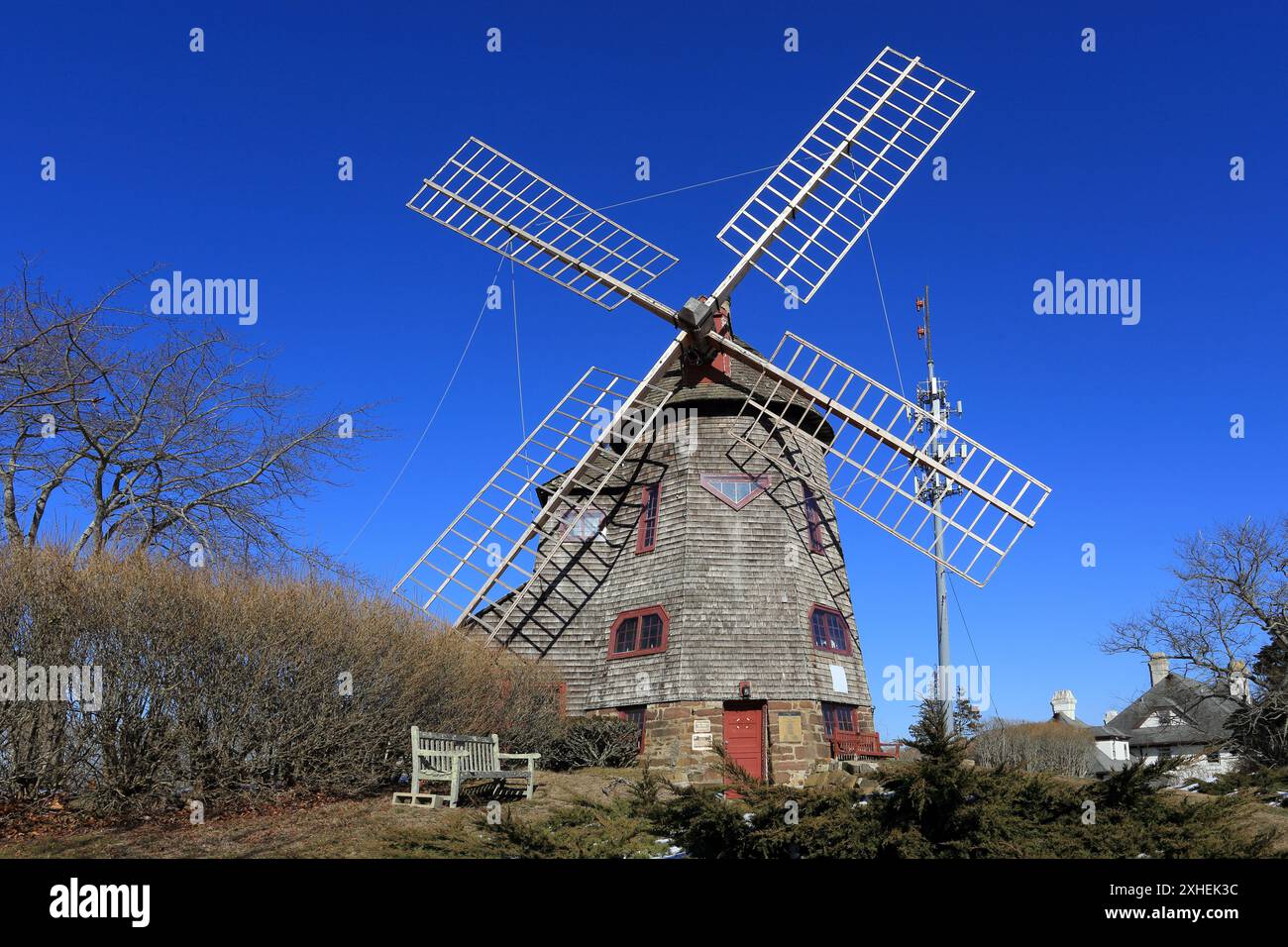 Windmill on the campus of Stony Brook University Southampton Long ...
