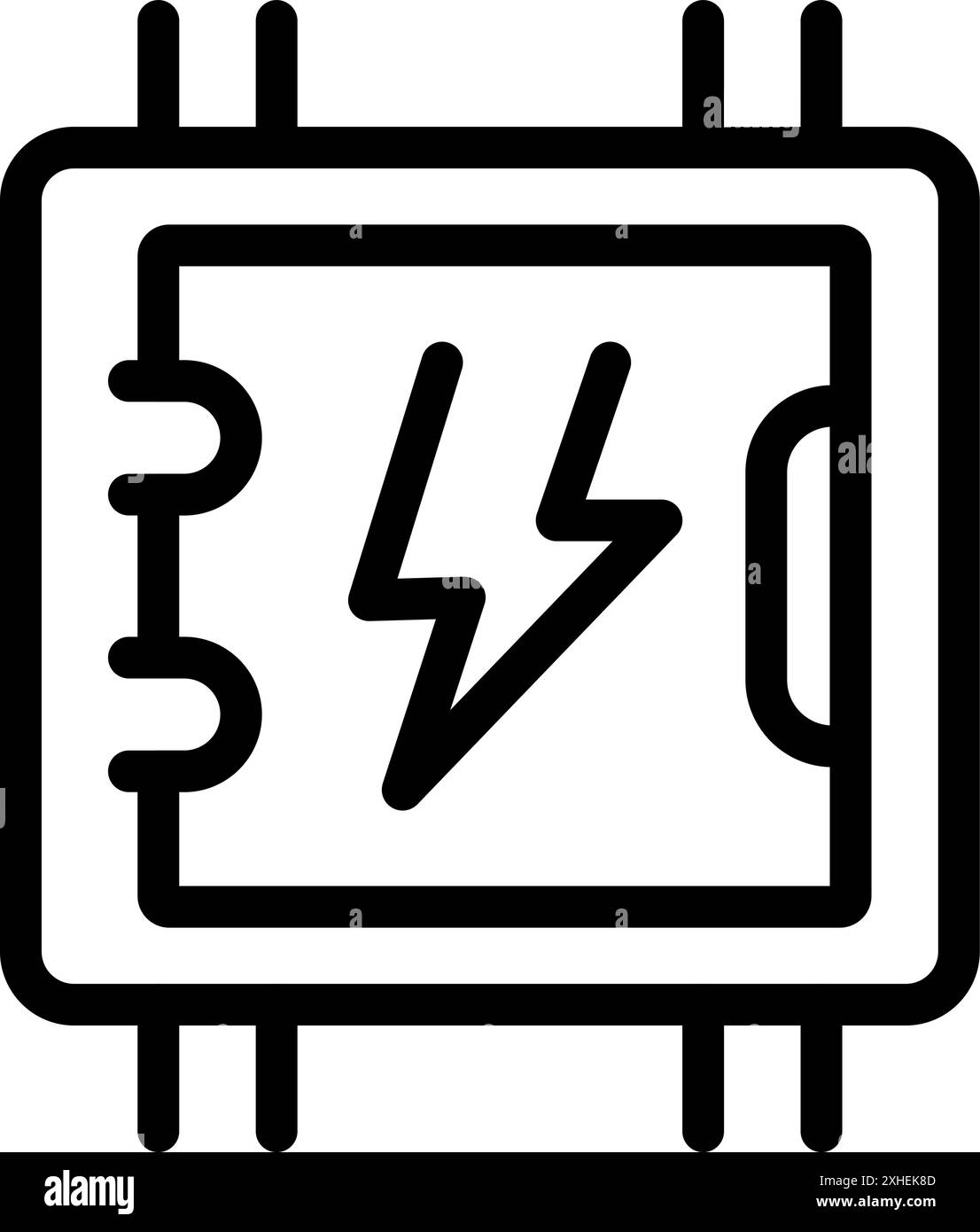 Electrical engineering editable stroke Cut Out Stock Images & Pictures ...