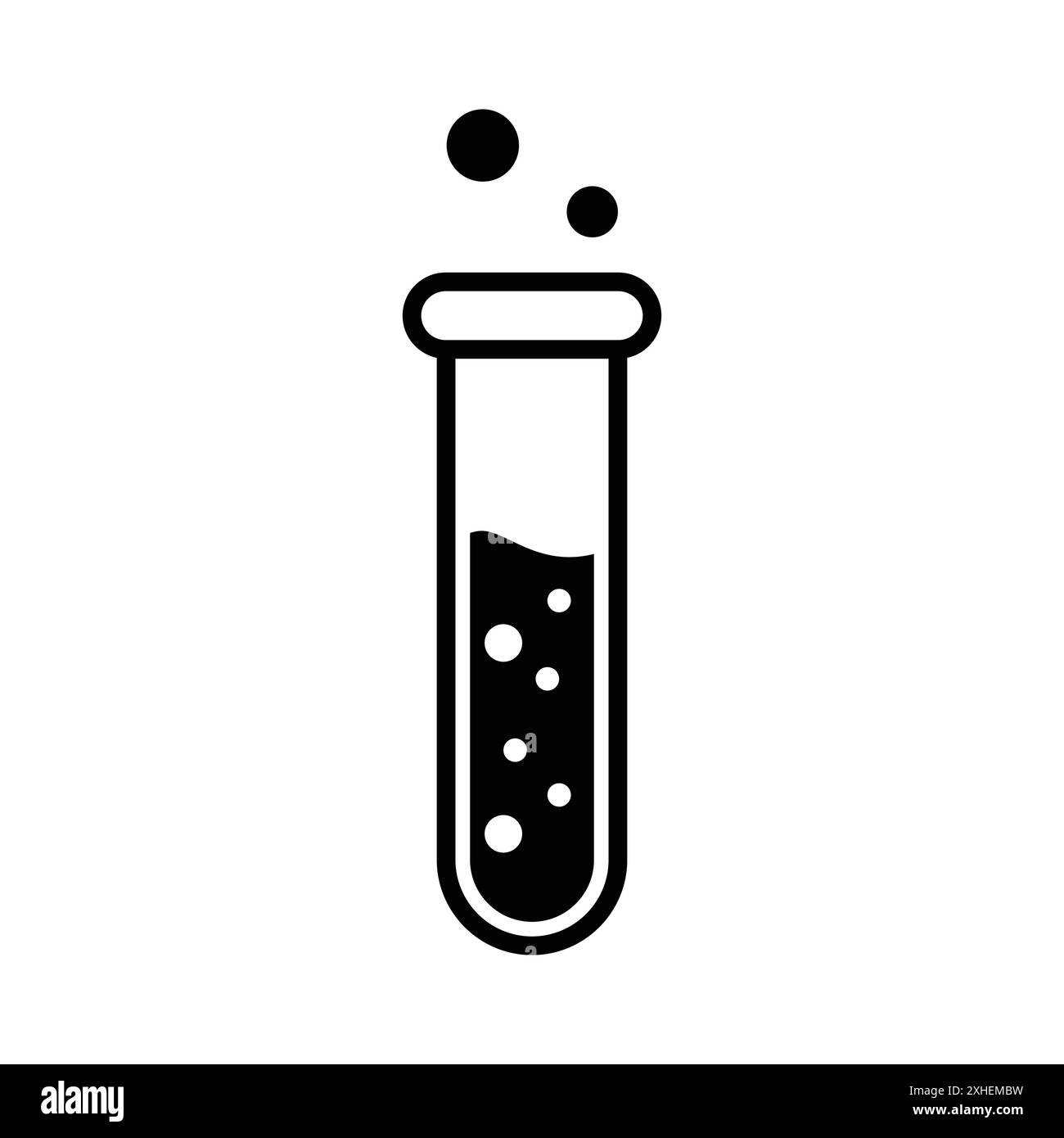 Microscope lab equipment icon vector Black and White Stock Photos ...