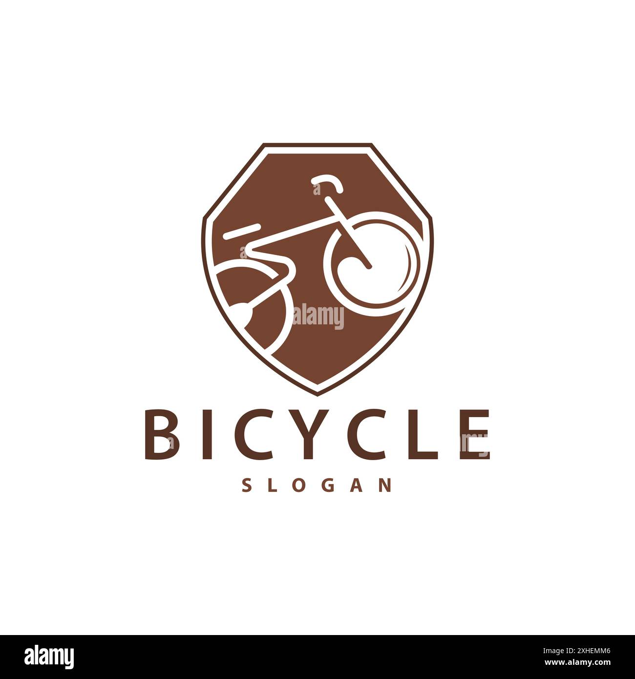 Bicycle workshop logo Cut Out Stock Images & Pictures - Alamy