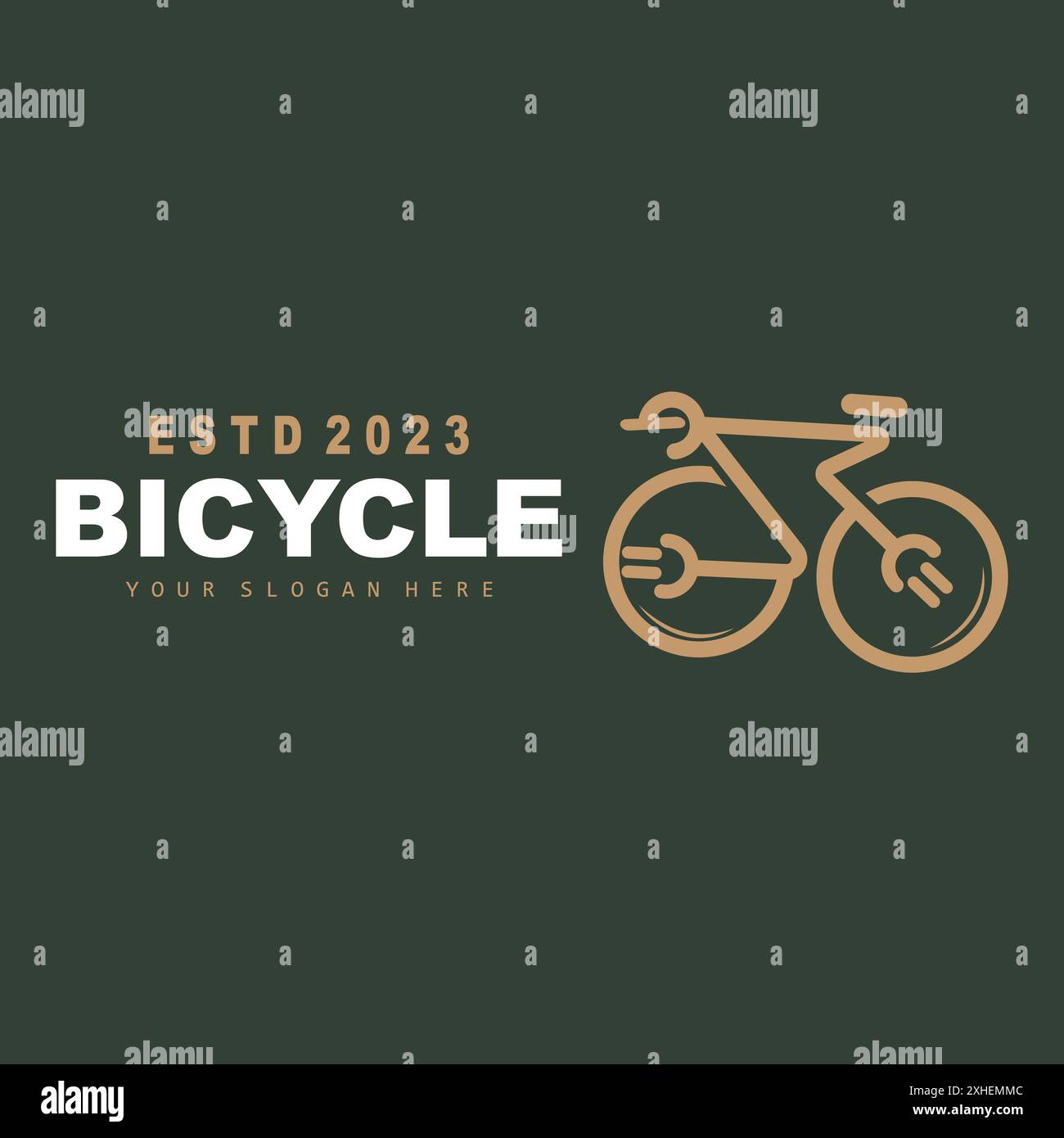 Bike shop logo vector vectors hi-res stock photography and images - Alamy