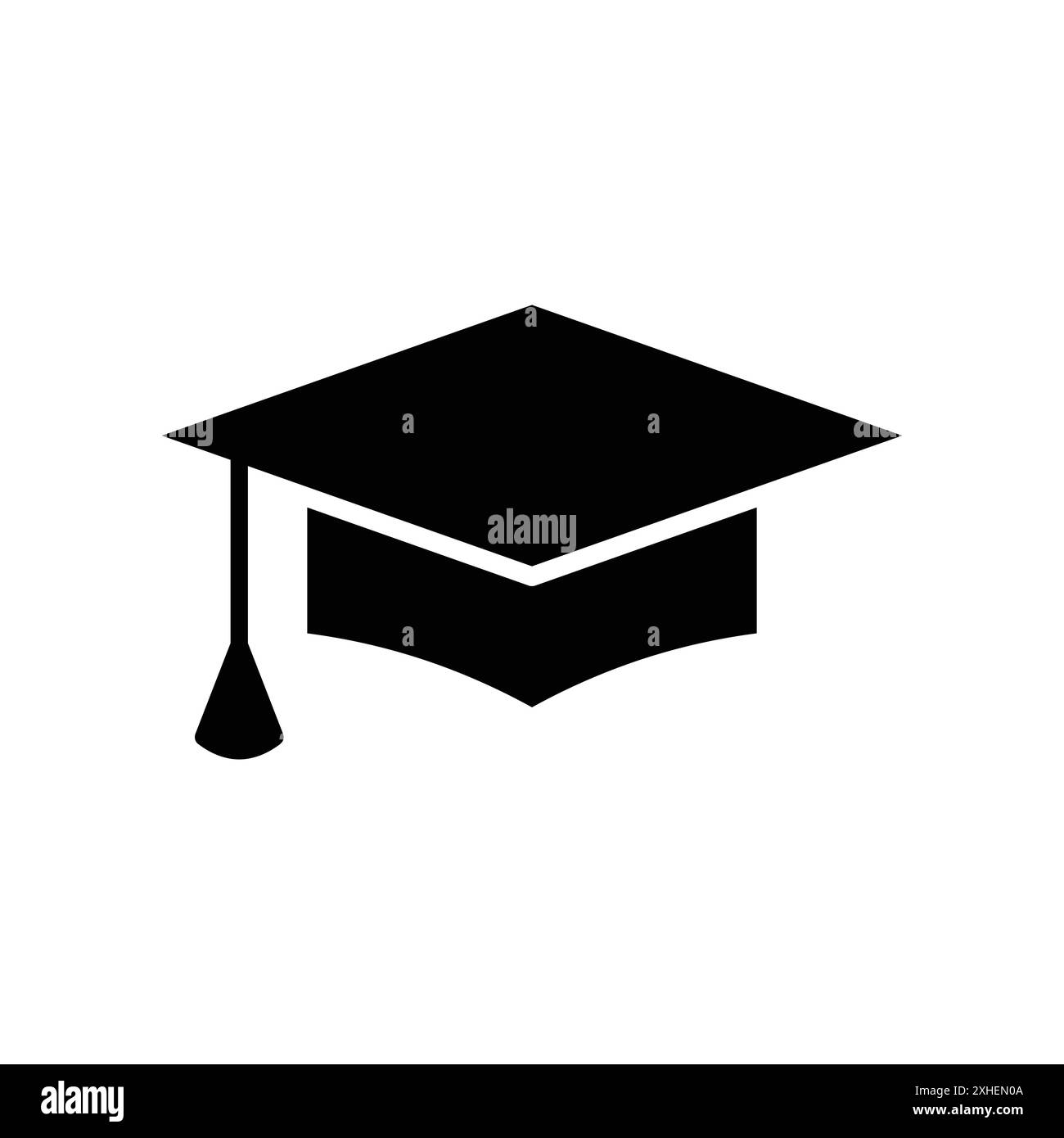 graduation cap icon vector design template in white background Stock ...