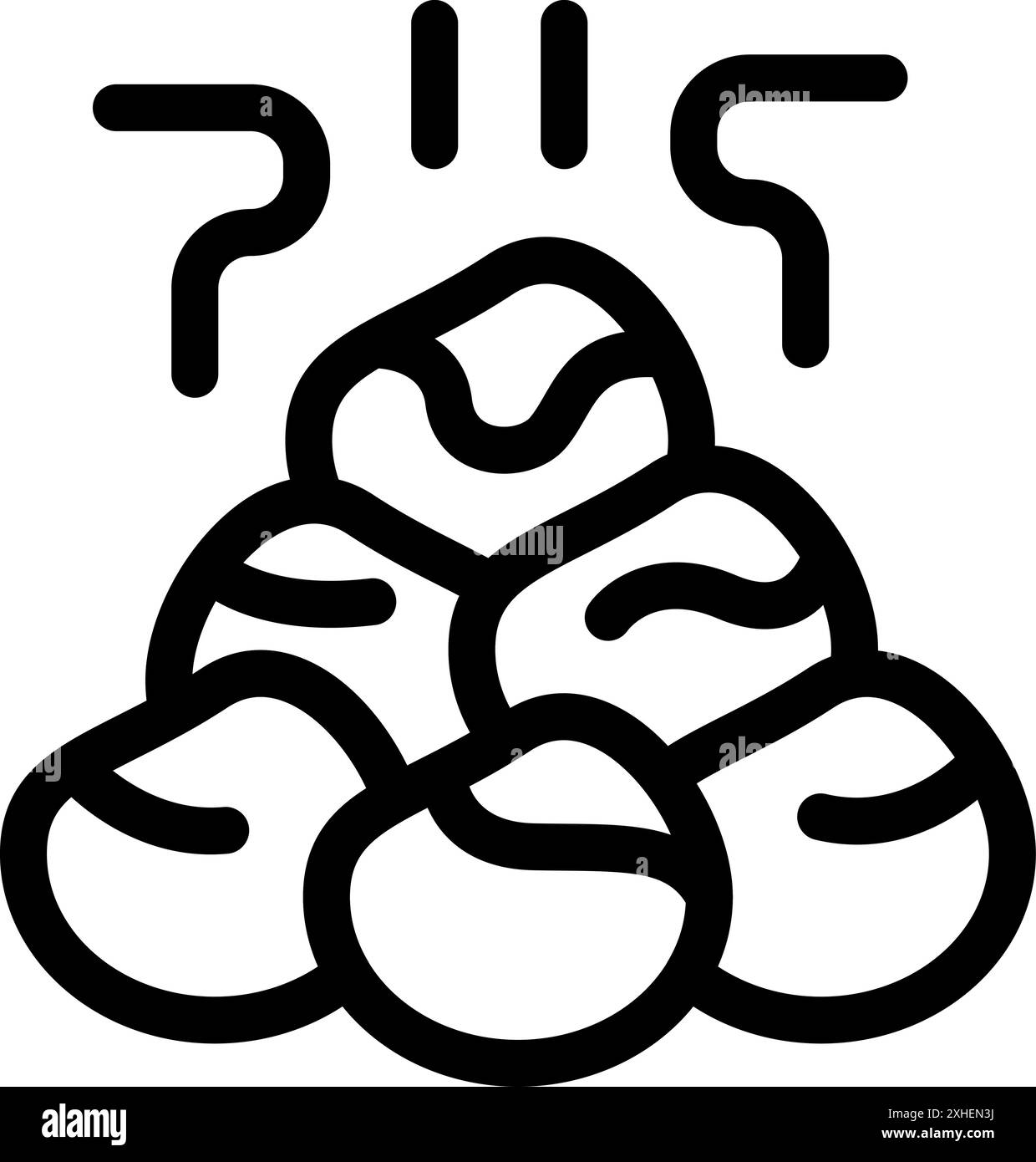 Relaxing massage therapy using smooth heated rocks promoting muscle ...