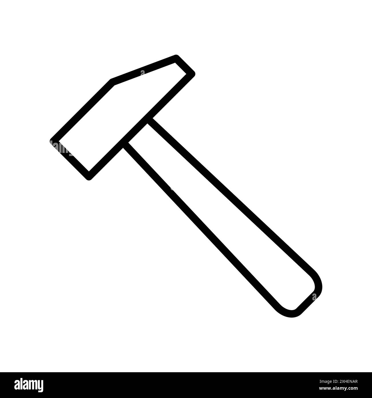 hammer icon vector design template in white background Stock Vector ...