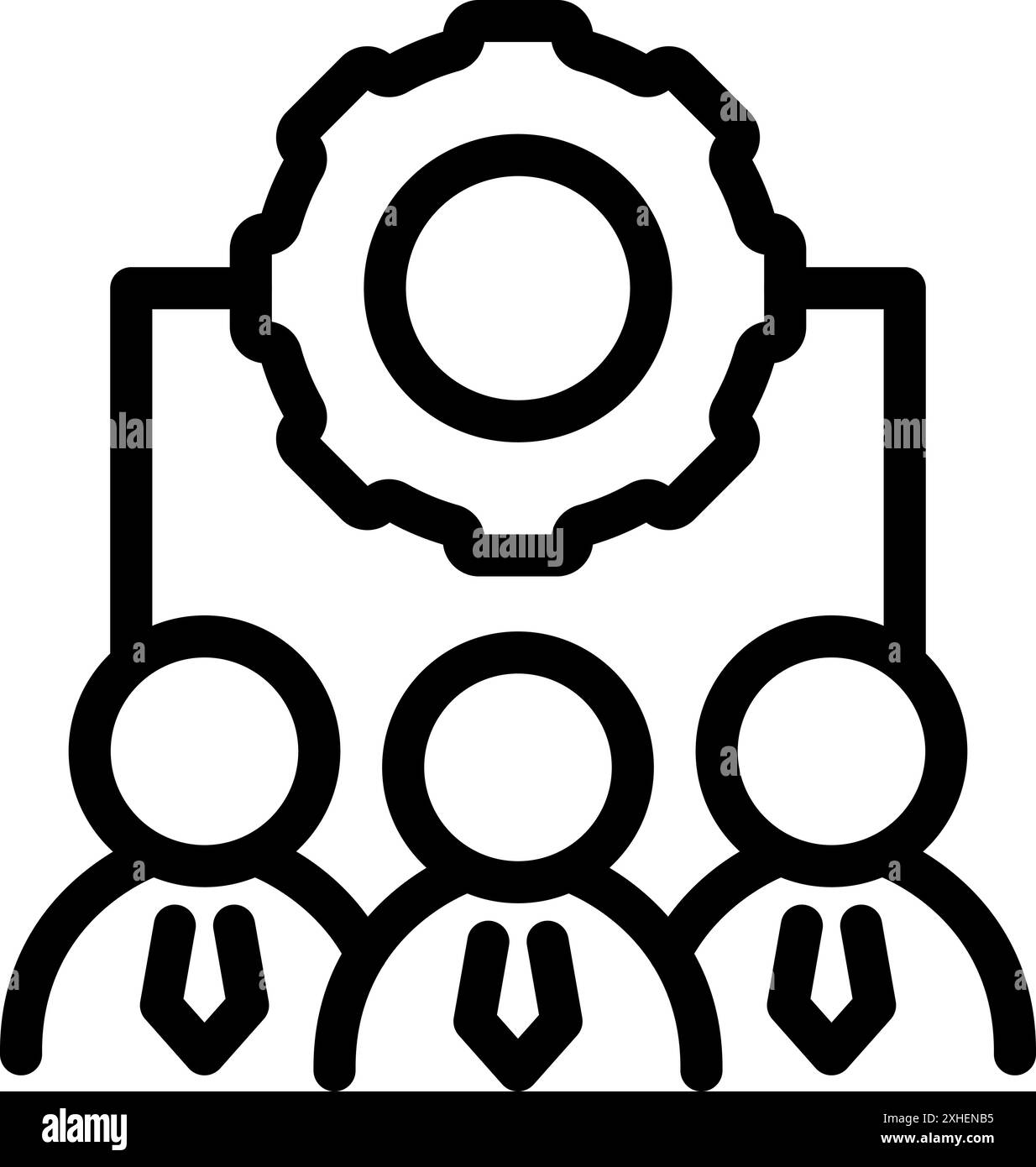 Three businessmen working together, finding solutions and generating ...