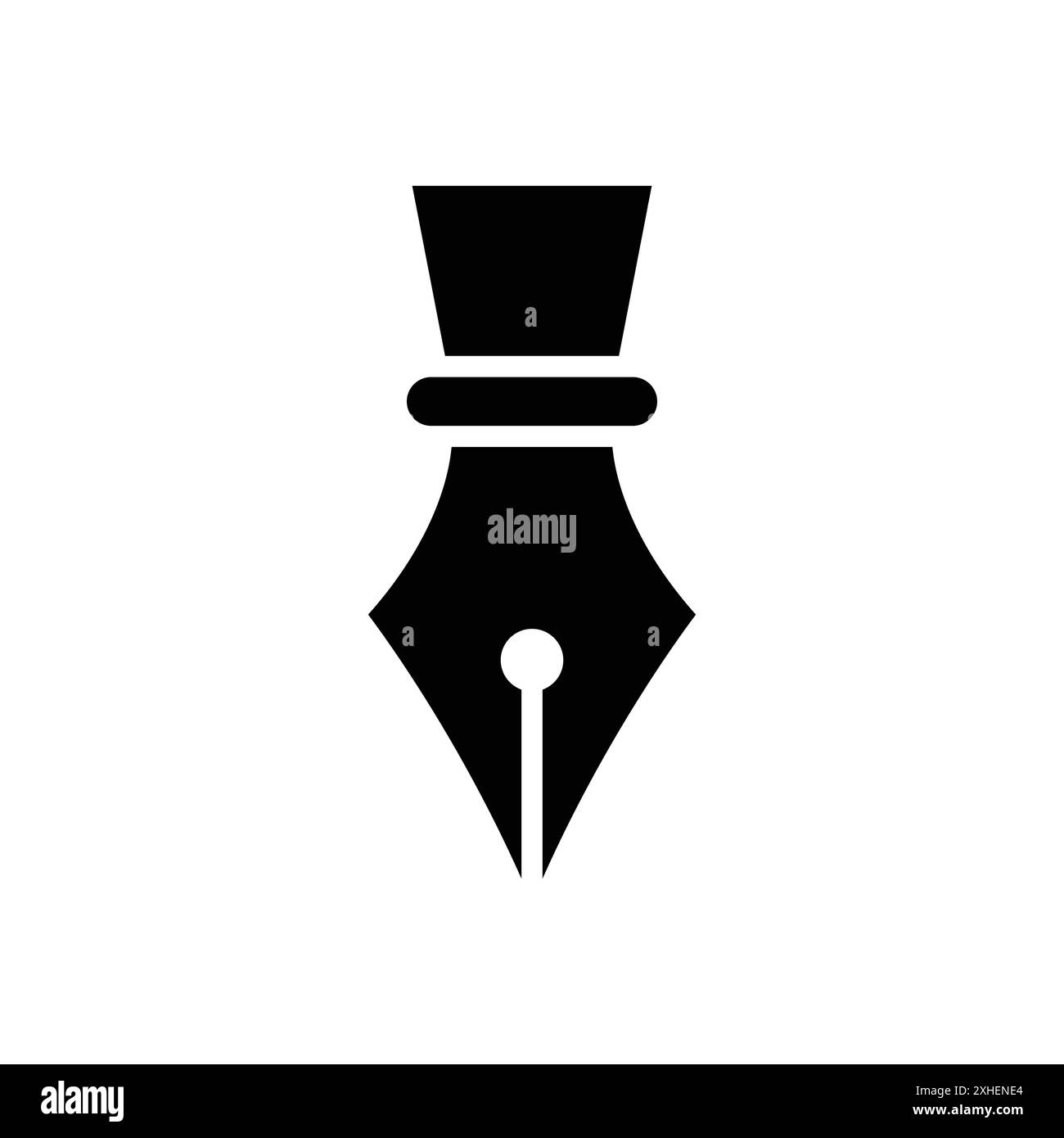 fountain pen icon vector design template in white background Stock ...