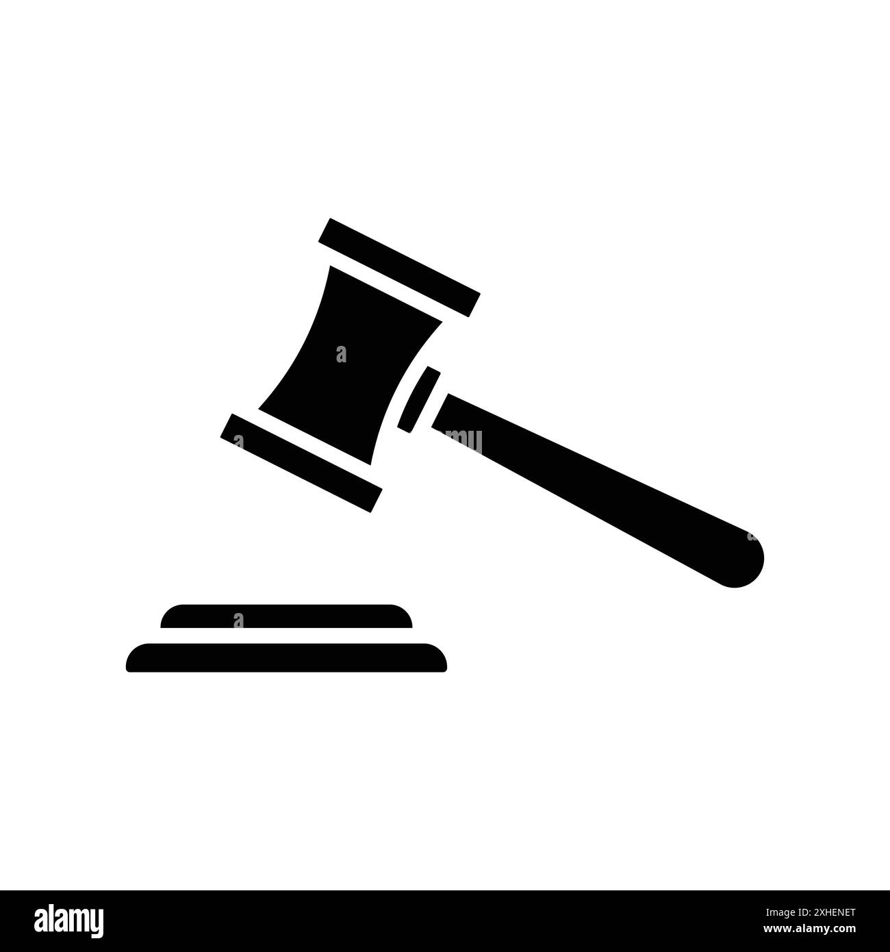hammer of justice icon vector design template in white background Stock ...