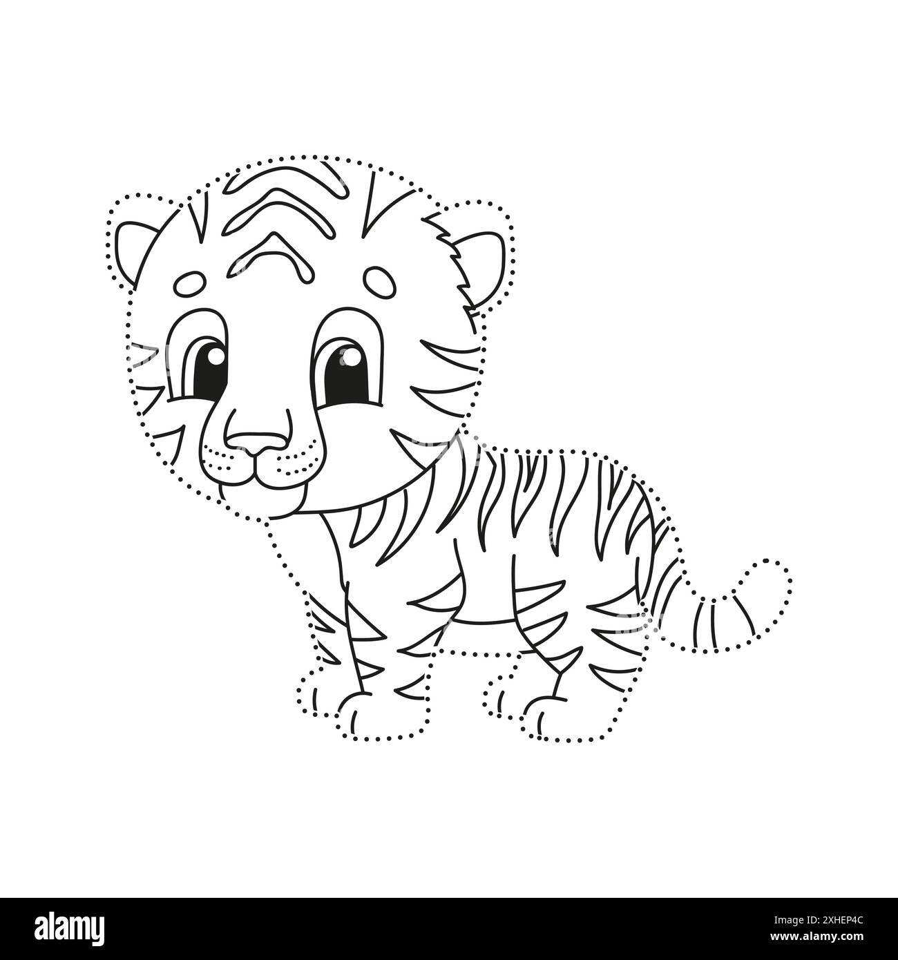 Lett å Tegne Bilder Tiger