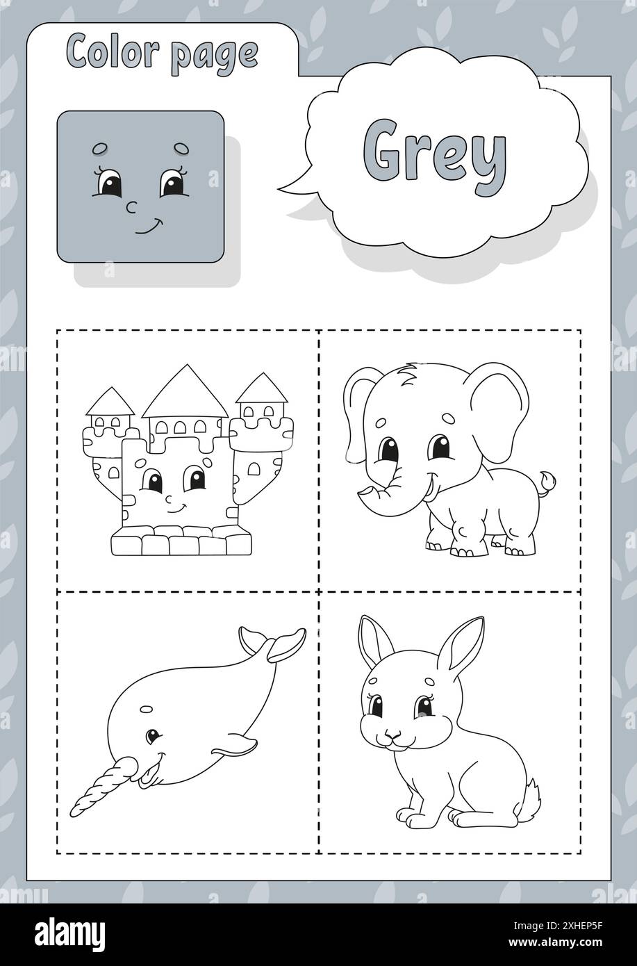 Coloring book. Learning colors. Color pictures. Flashcard for kids ...